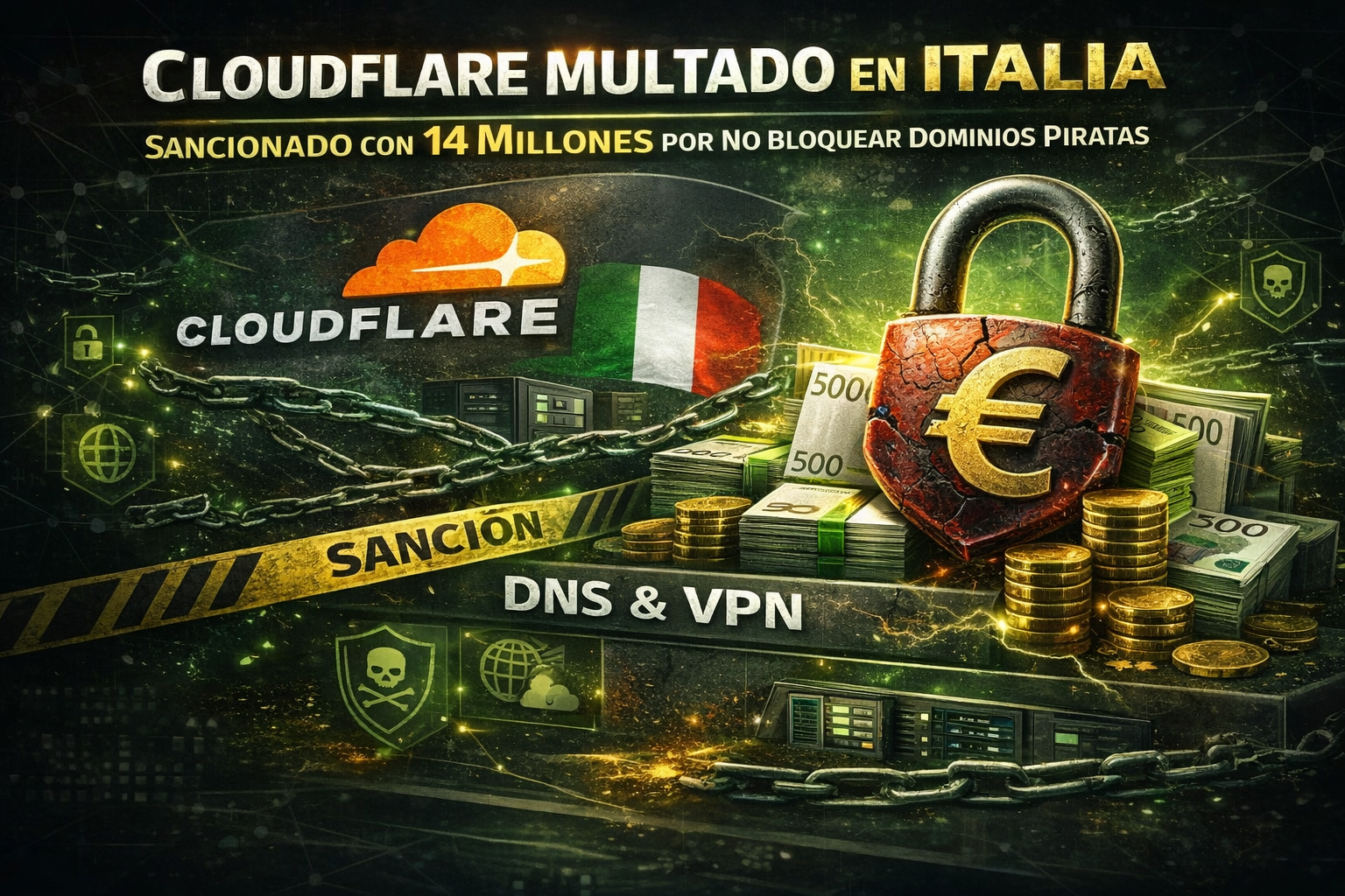 Italia sanciona a Cloudflare por Piracy Shield – NOVANET